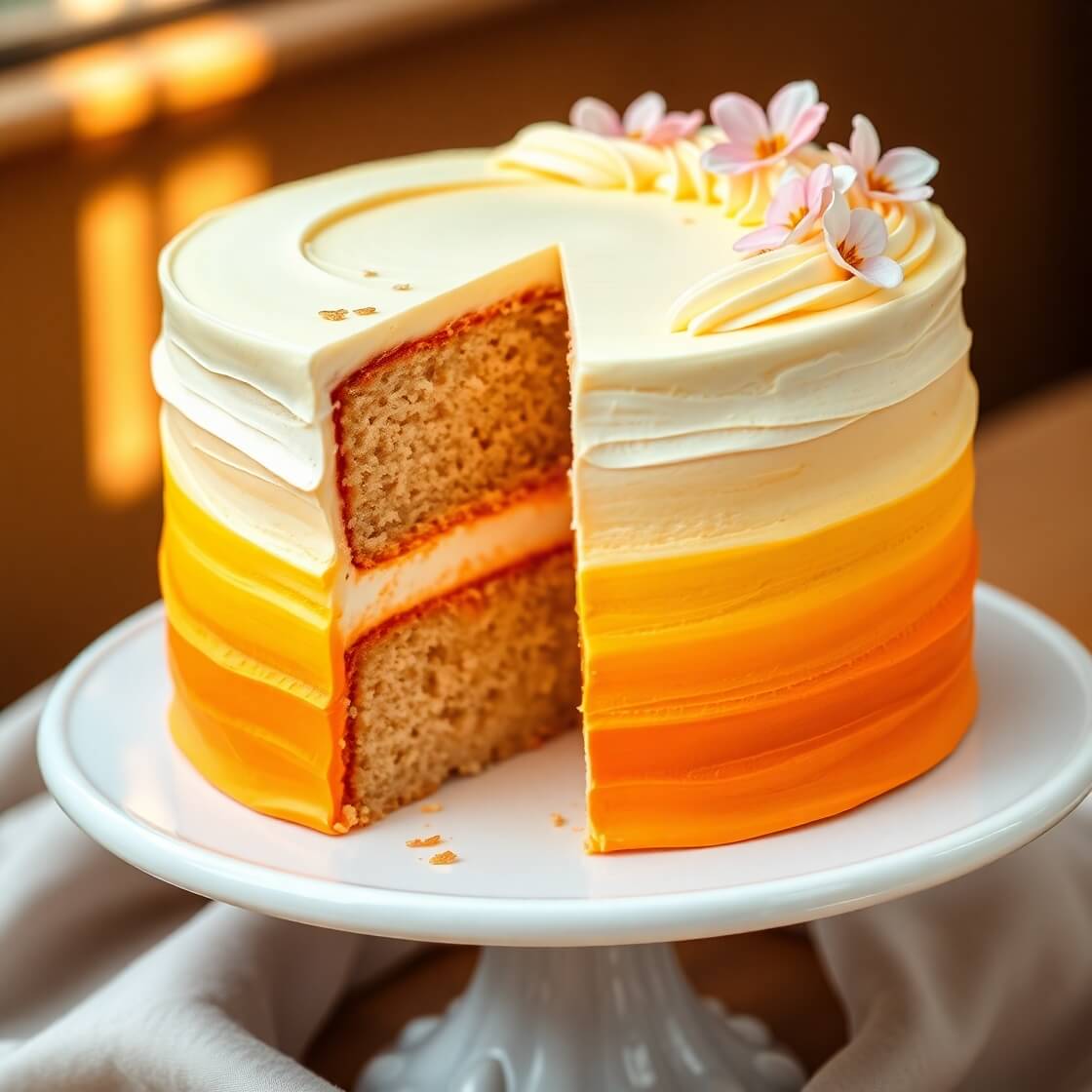 Sunset Cake – TheYumNest